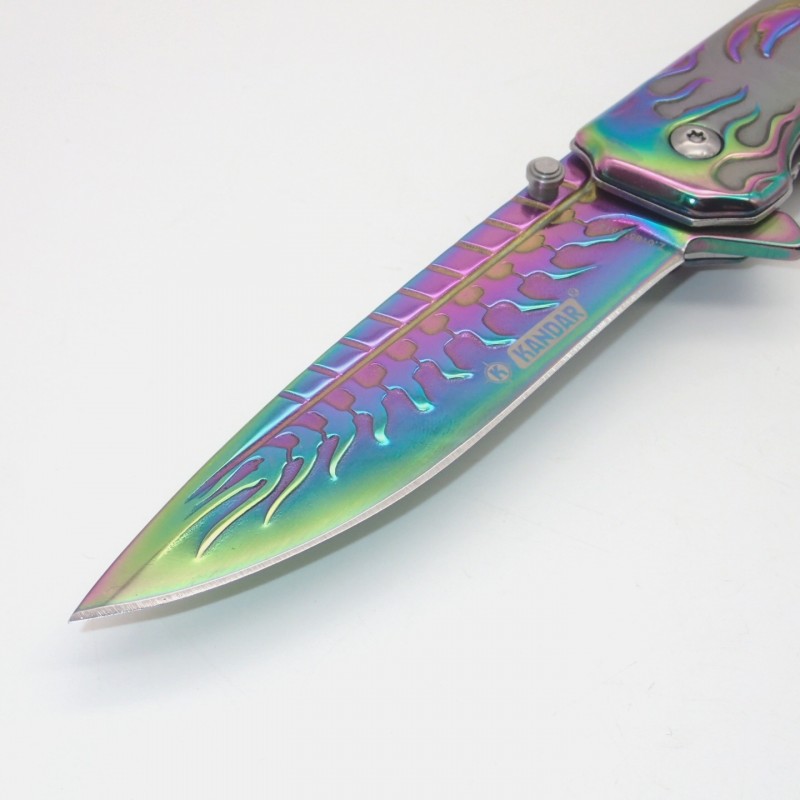 Pocket knife, Spring Knife, One Hand Knife, Semiautomatic,