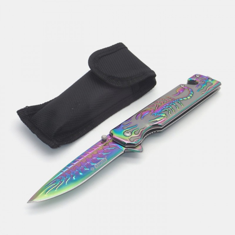 Pocket knife, Spring Knife, One Hand Knife, Semiautomatic,
