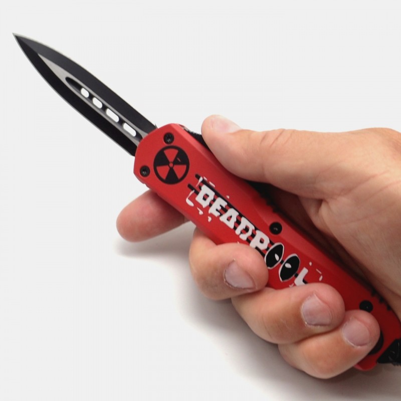 Zakmes, een hand Mes Deadpool, automatische mes, mes, mes Spring